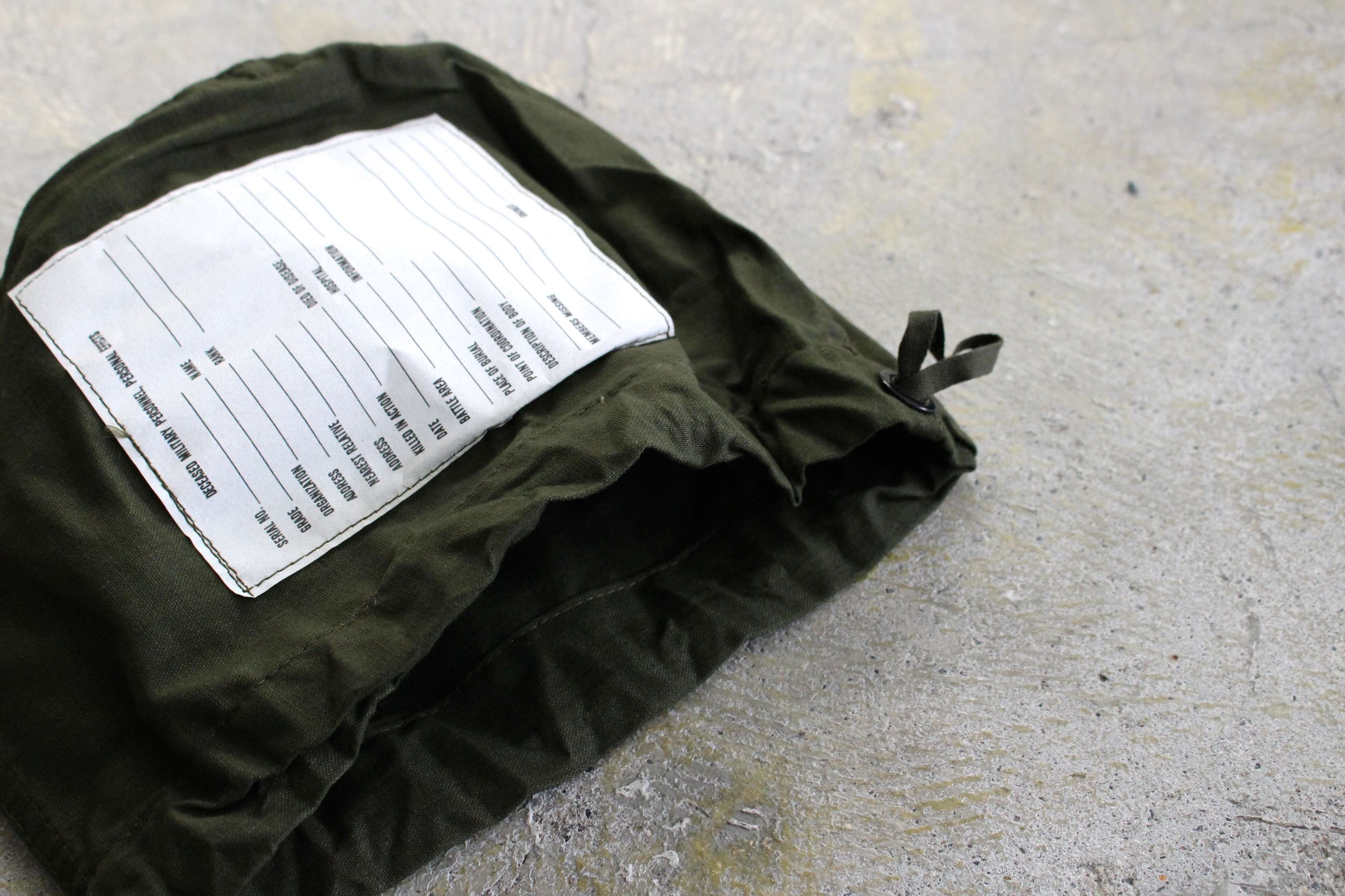 US ARMY PERSONAL EFFECTS BAG | PURAS